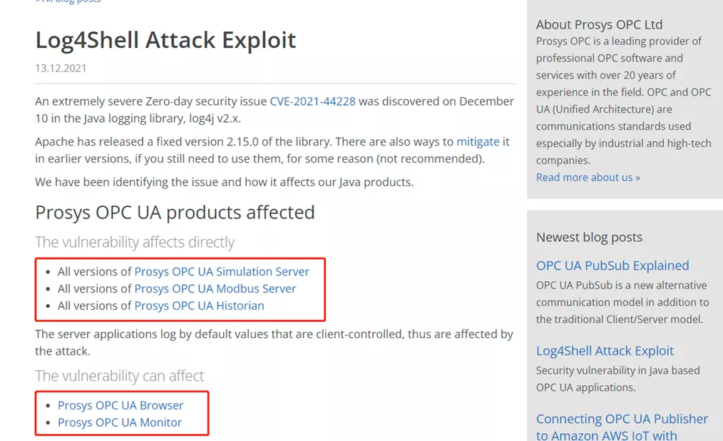 警惕！Apache Log4j漏洞的影响已蔓延至工业领域 – OT网络安全领军者-北京安帝科技有限公司